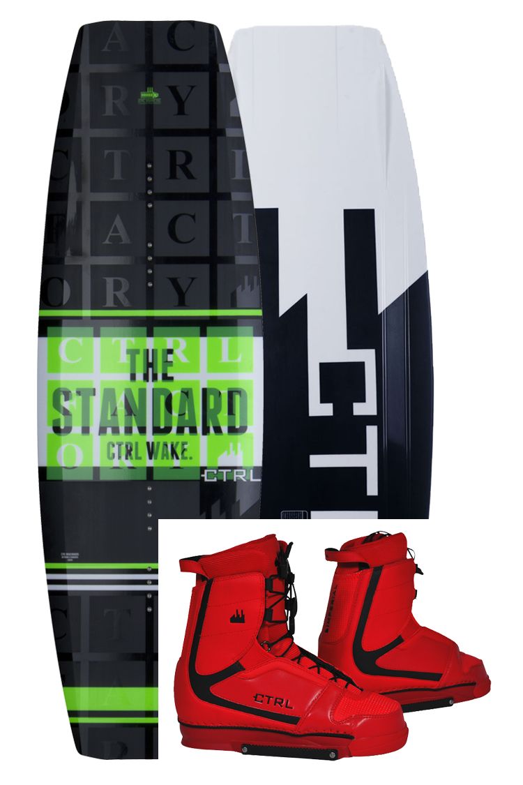 CTRL The Standard 139 Wakeboard plus Imperial Binding red Wakeboard ...