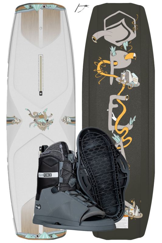 Liquid Force Liquid Force Peak 146cm 2025 plus Transit WAKEBOARDSET ...