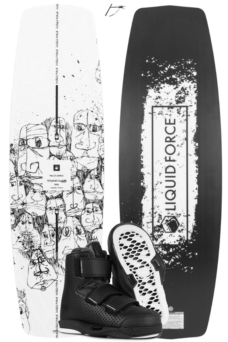 Liquid Force BUTTERSTICK PRO 148cm plus HOOK 4D Wakeboardset 2022 - Buy online - waketoolz.com