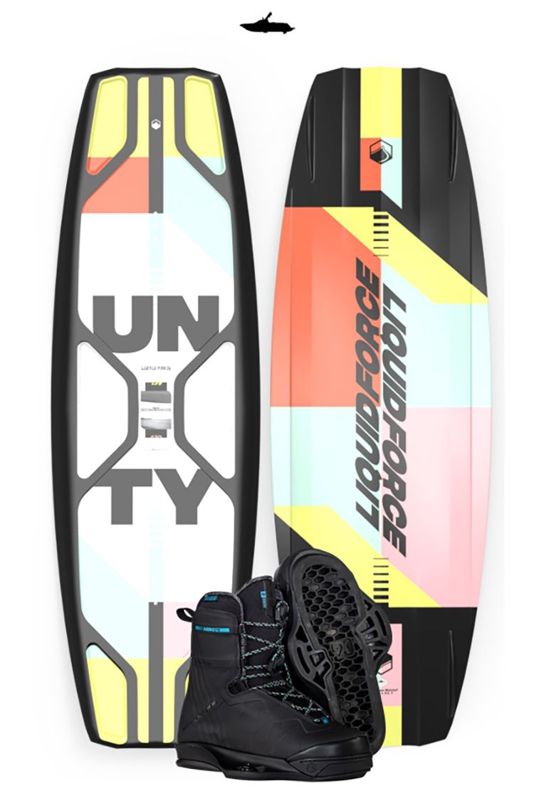 Liquid Force UNITY 143 plus AERO 6X BLACK WAKEBOARDSET 2023 - Buy ...