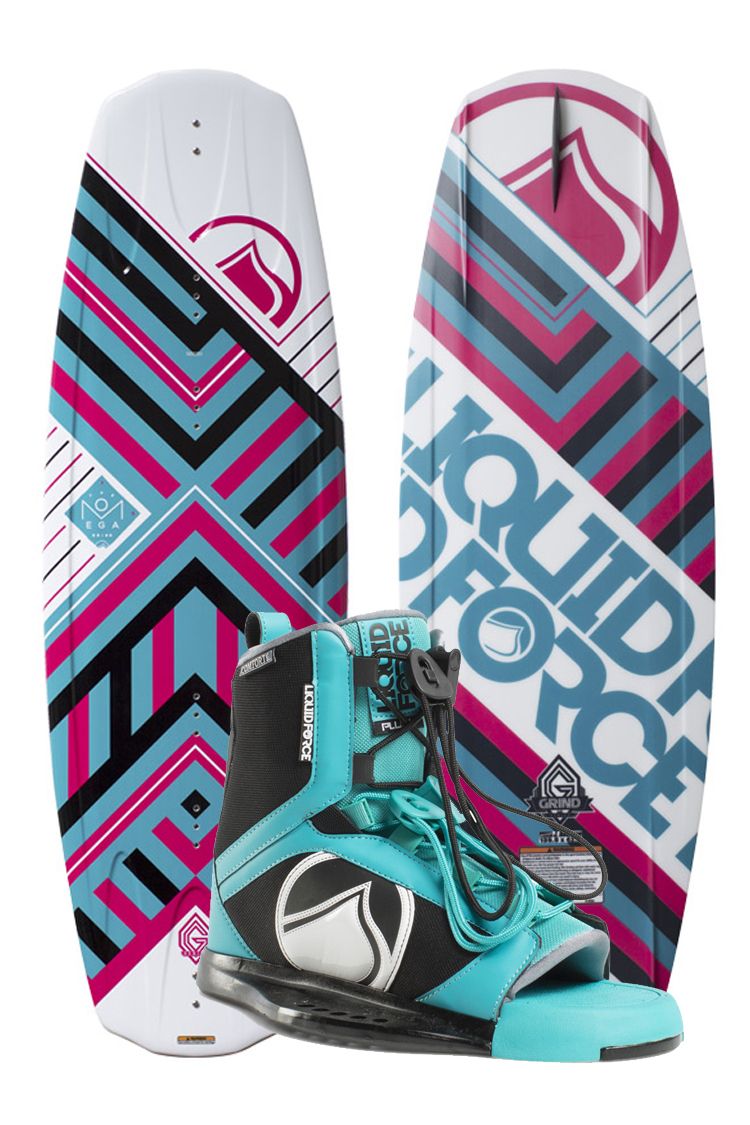 Liquid Force WMS Omega Grind 135cm plus Plush Bdg Wakeboardset 2016 - Online kaufen - waketoolz.de
